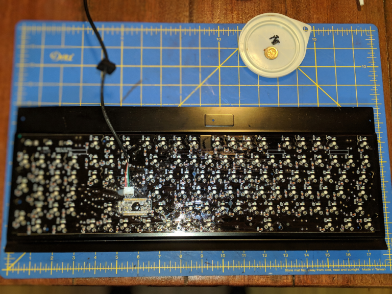 Like all surface-mount parts, it’s tiny. Here’s one next to a dime for ...