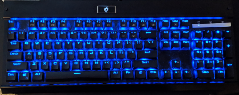 (Don’t mind the strip of yellow sticky-note over the status LEDs, it’s ...